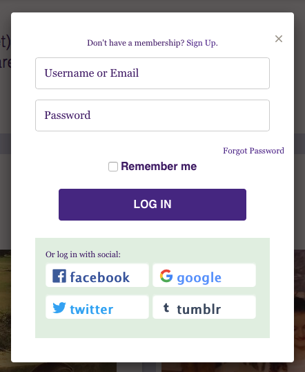 Logging into your diary – Open Diary Help Center
